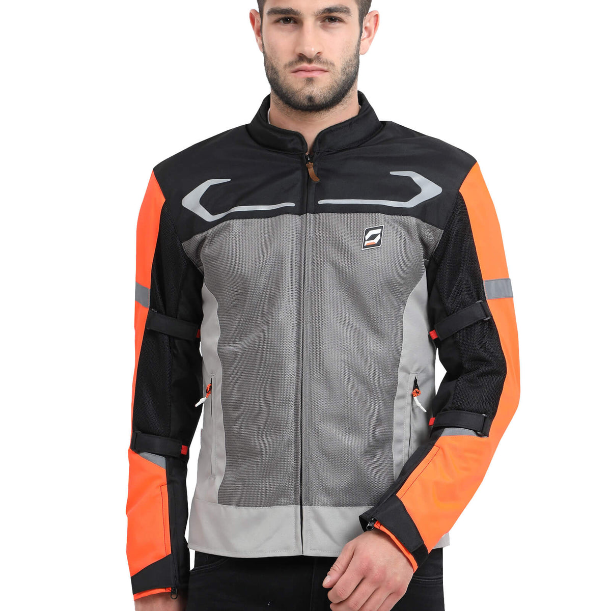 AIR-X JACKET V2 (ORANGE) - Solace Motorcycle Clothing Co - Official ...