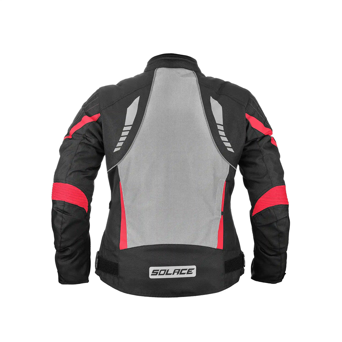 ASMI Ladies Jacket V3.0(Black & RED) - Motorcycle Jacket | Solace ...