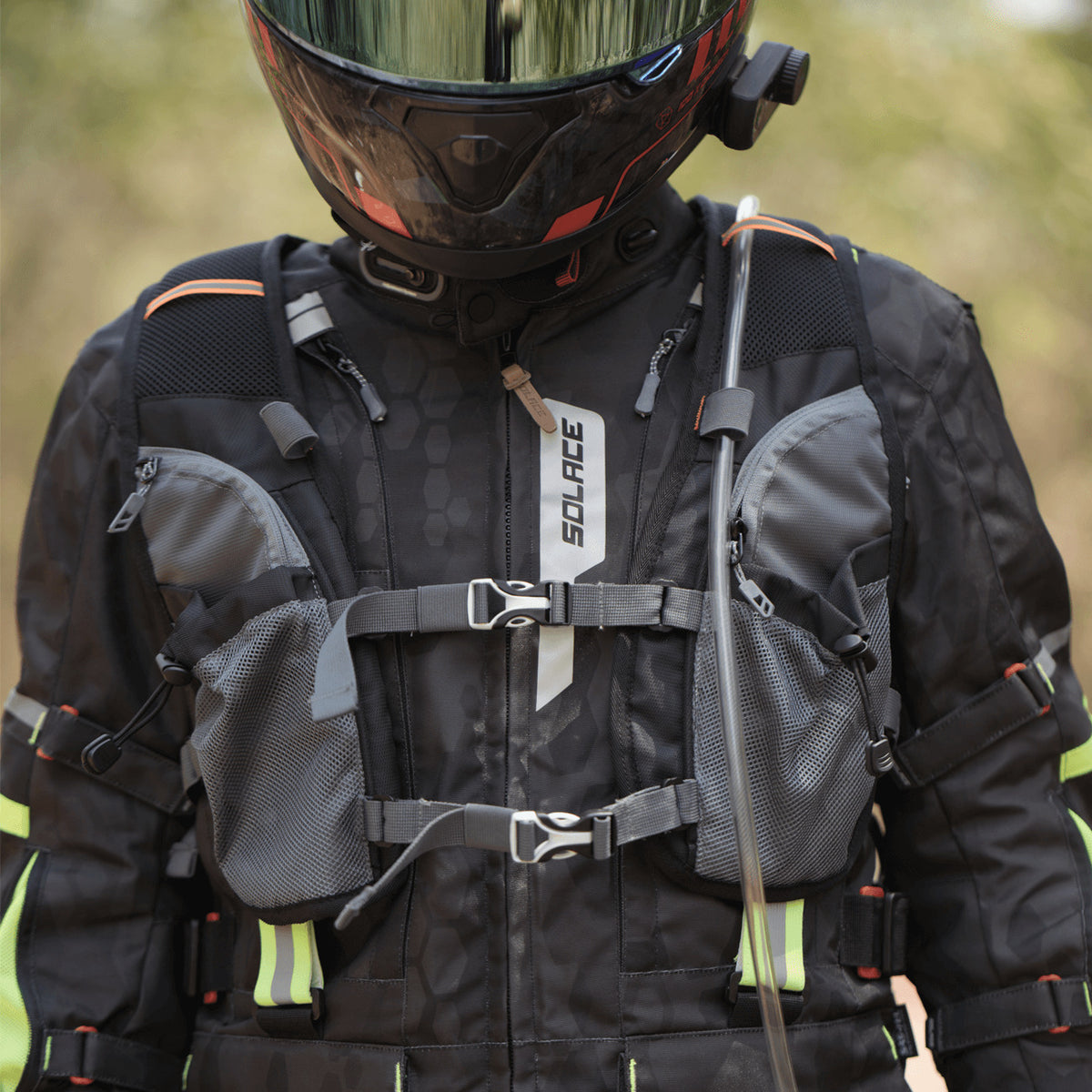 Hydro Trail Hydration Backpack(Grey ) - Solace Motorcycle Clothing Co ...