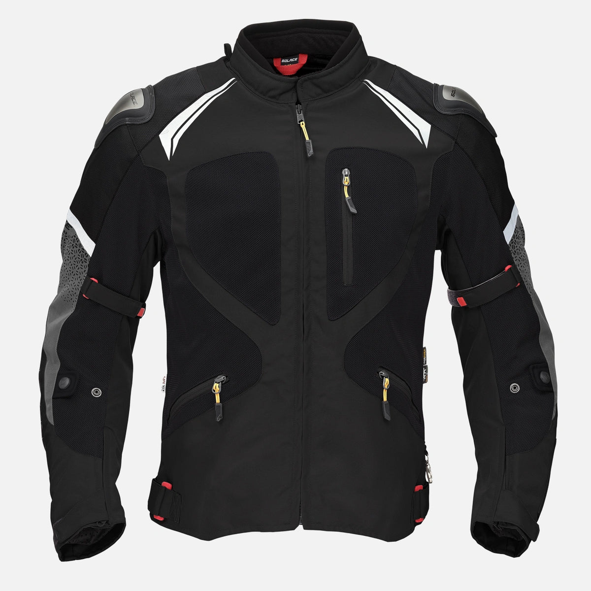 SABRE JACKET Pro V5 (Black) - Solace Motorcycle Clothing Co - Official ...